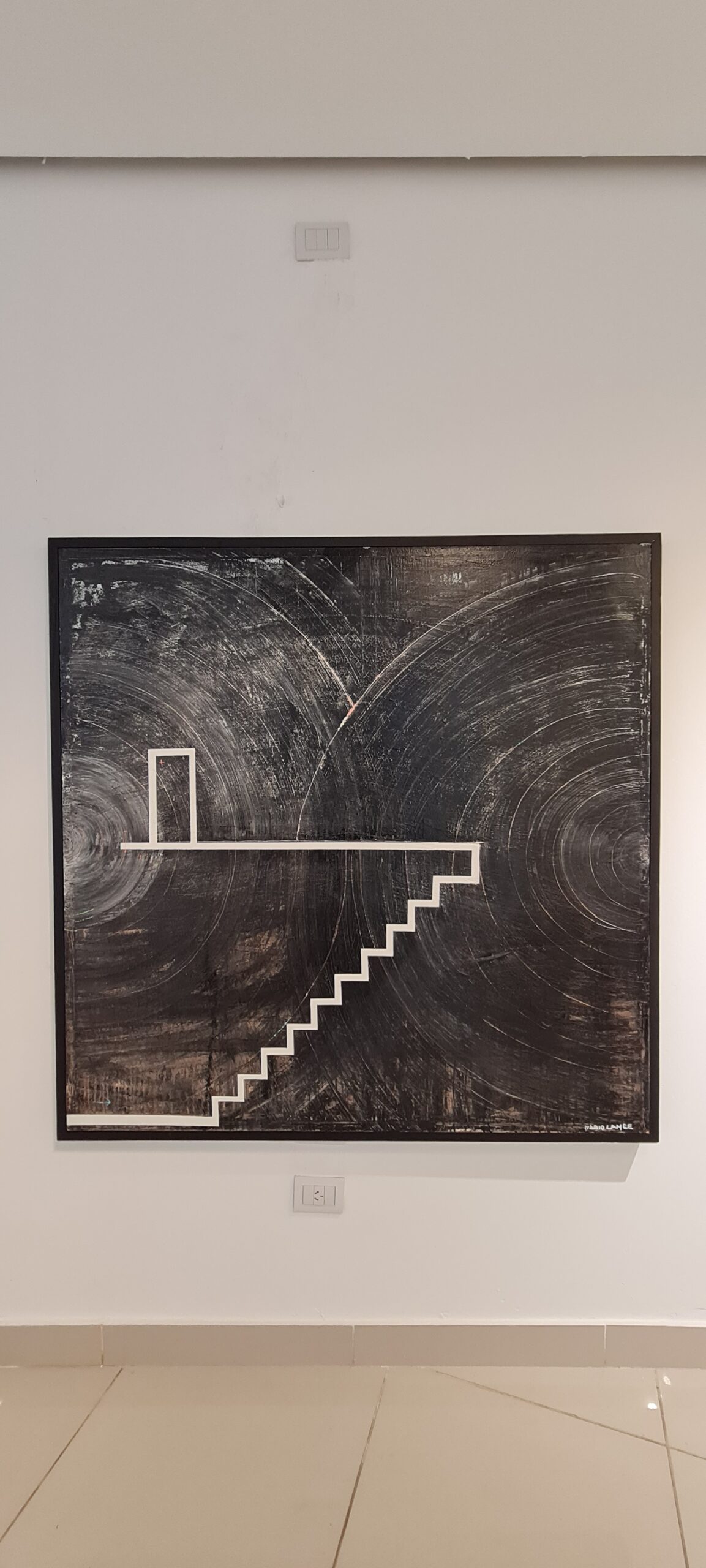 Obra de arte Mario Lange 140cm x 140cm - Mario Lange