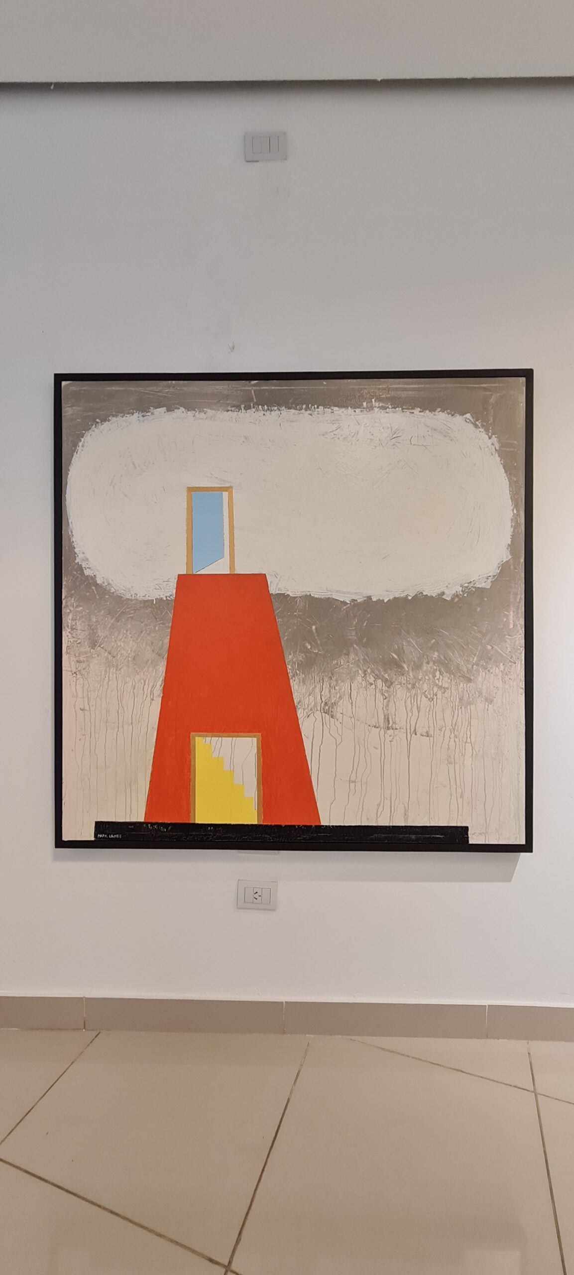 Obra de arte Mario Lange 140cm x 140cm - Mario Lange