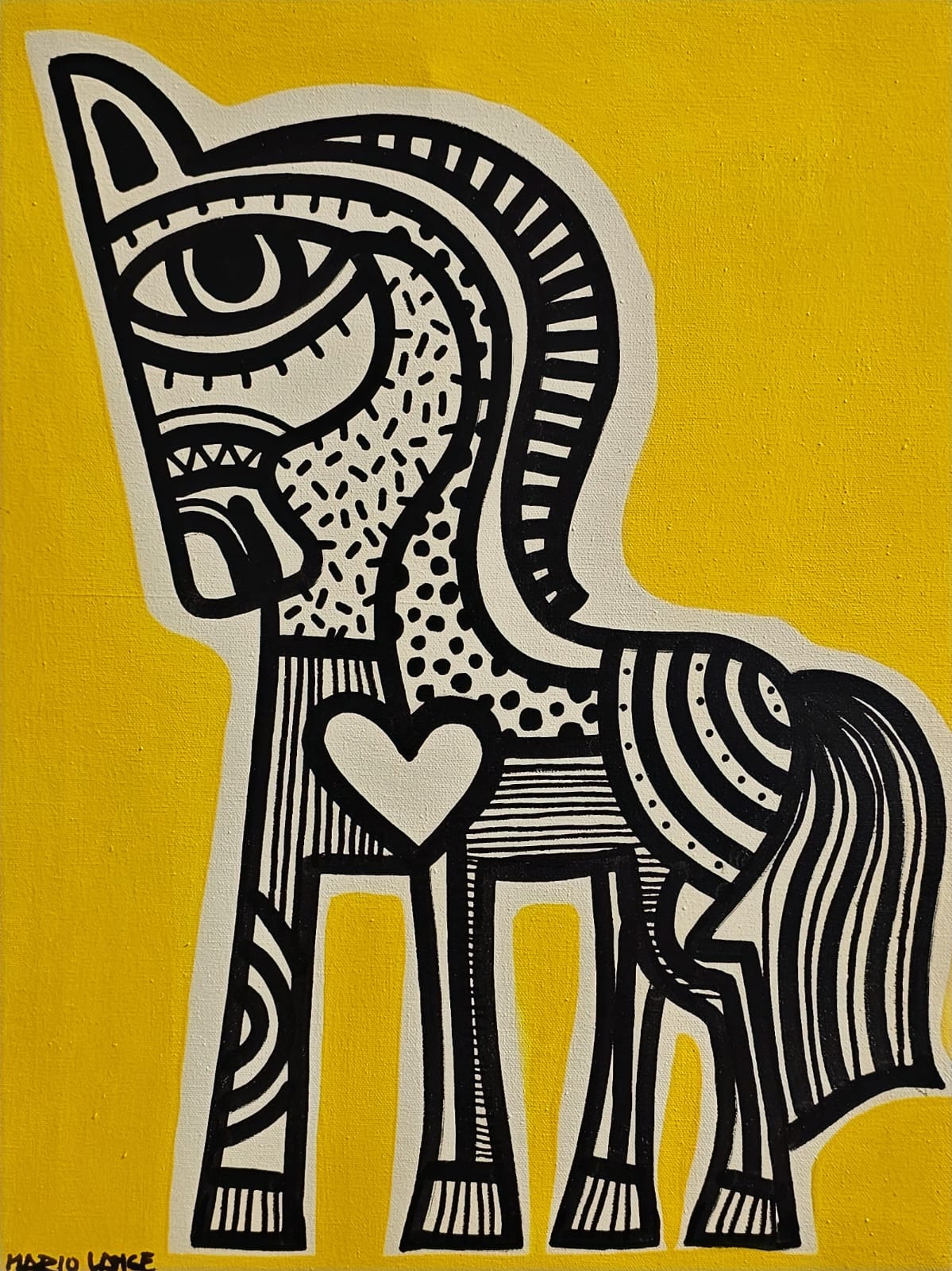 Obra de arte ML 30cm x 40cm - Mario Lange