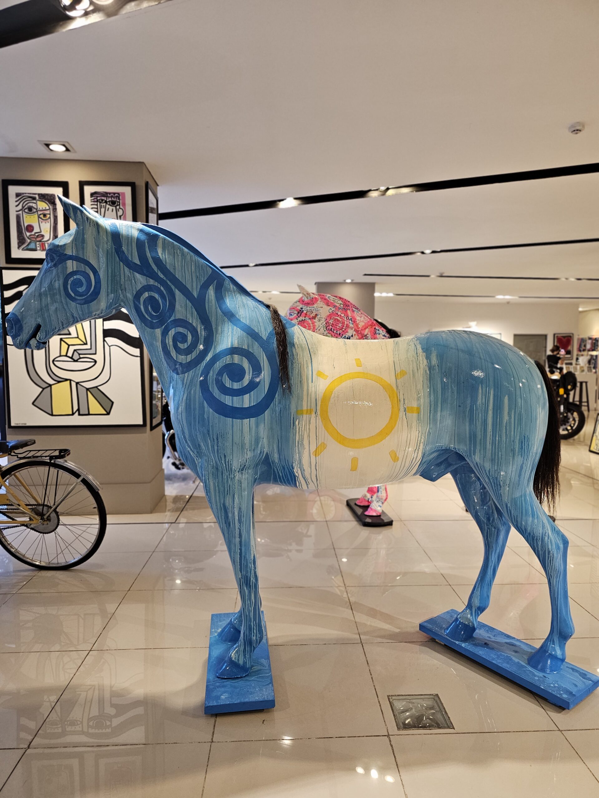 Caballo "Argentina" (escala real) - Mario Lange