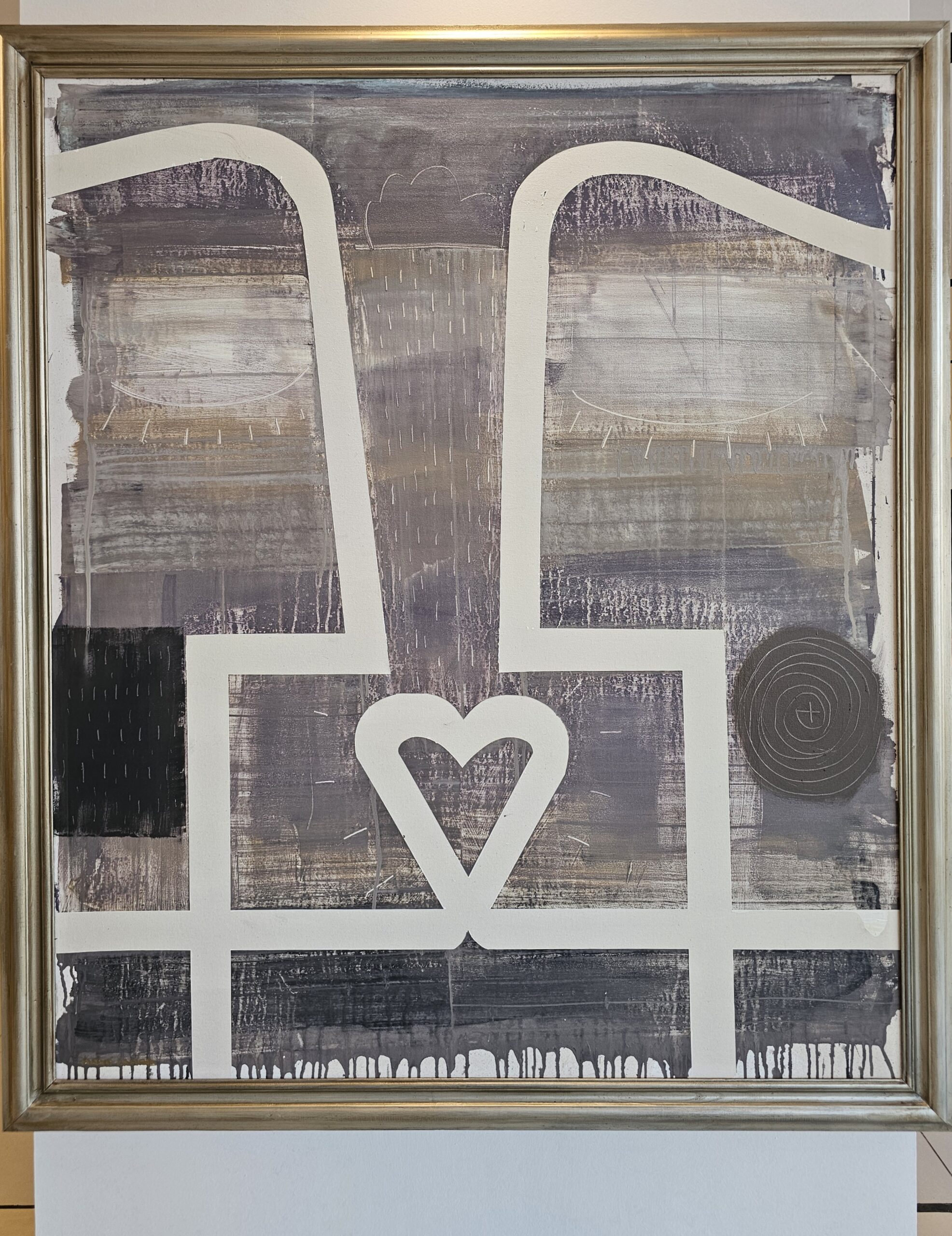 Obra de arte Mario Lange 110cm x 130cm - Mario Lange