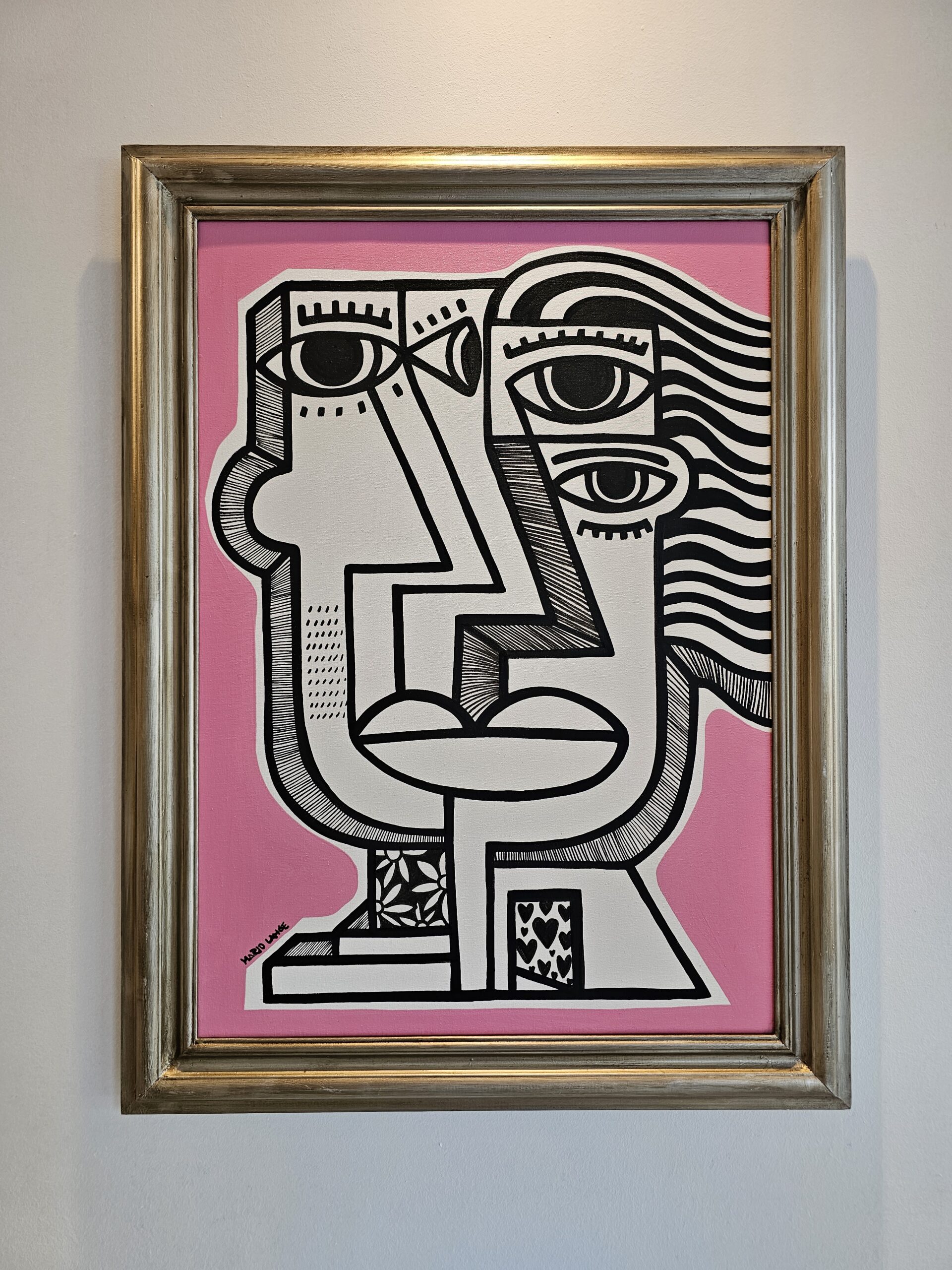 Obra de arte Mario Lange 60cm x 80cm - Mario Lange