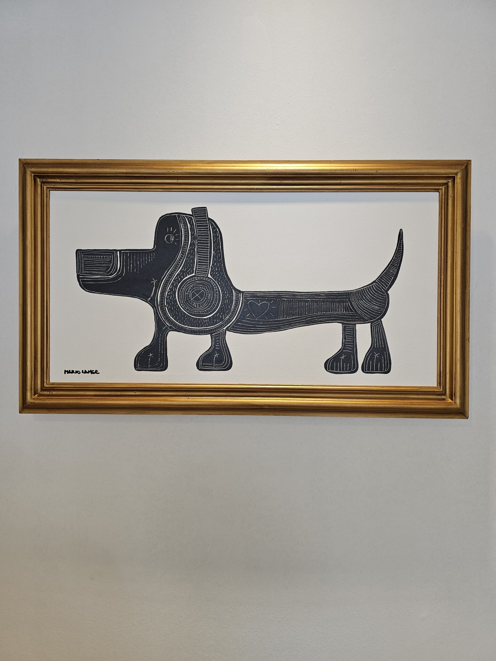 Obra de arte Mario Lange 60cm x 90cm - Mario Lange