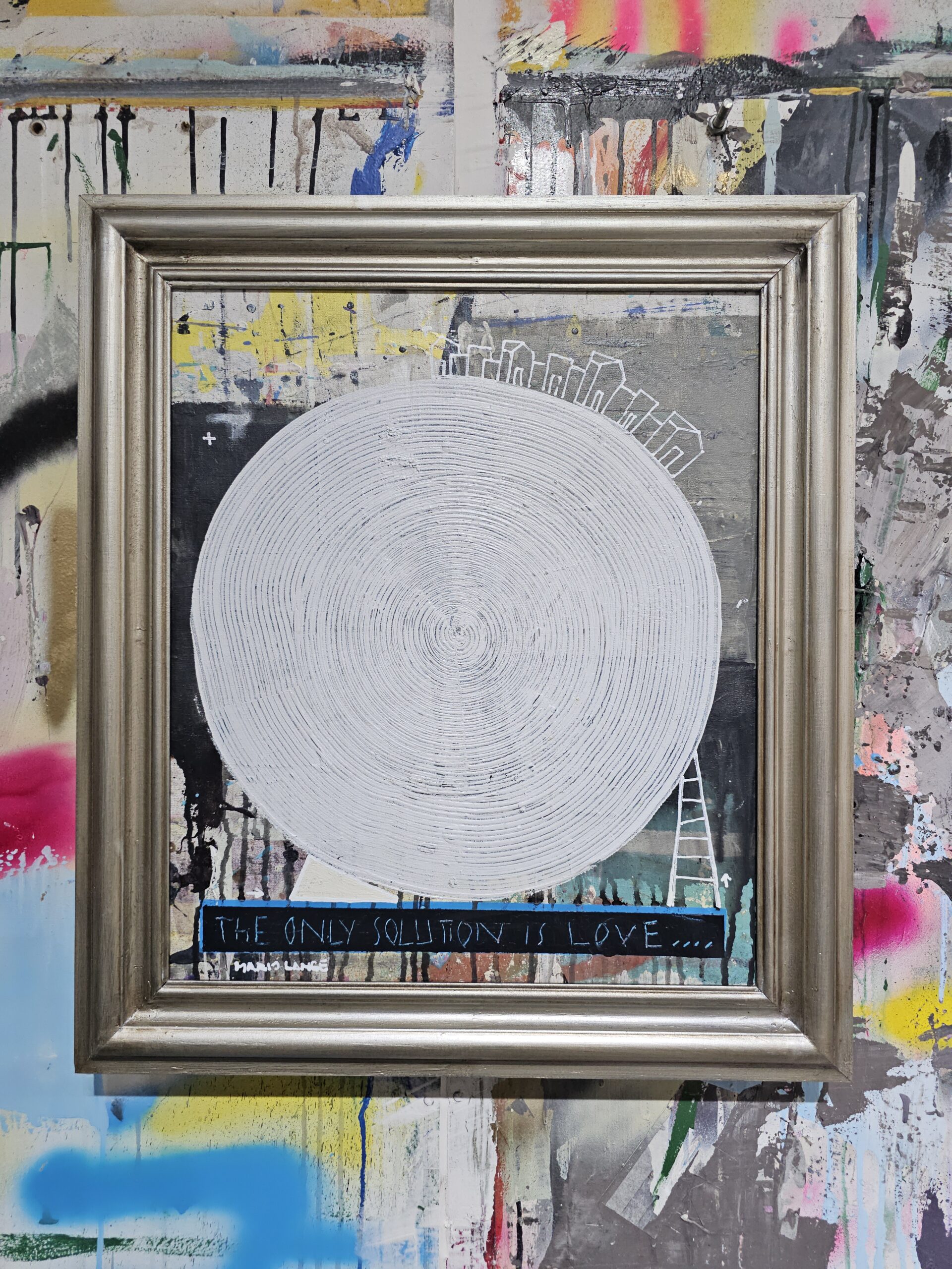 Obra de arte Mario Lange 50cm x 60cm - Mario Lange