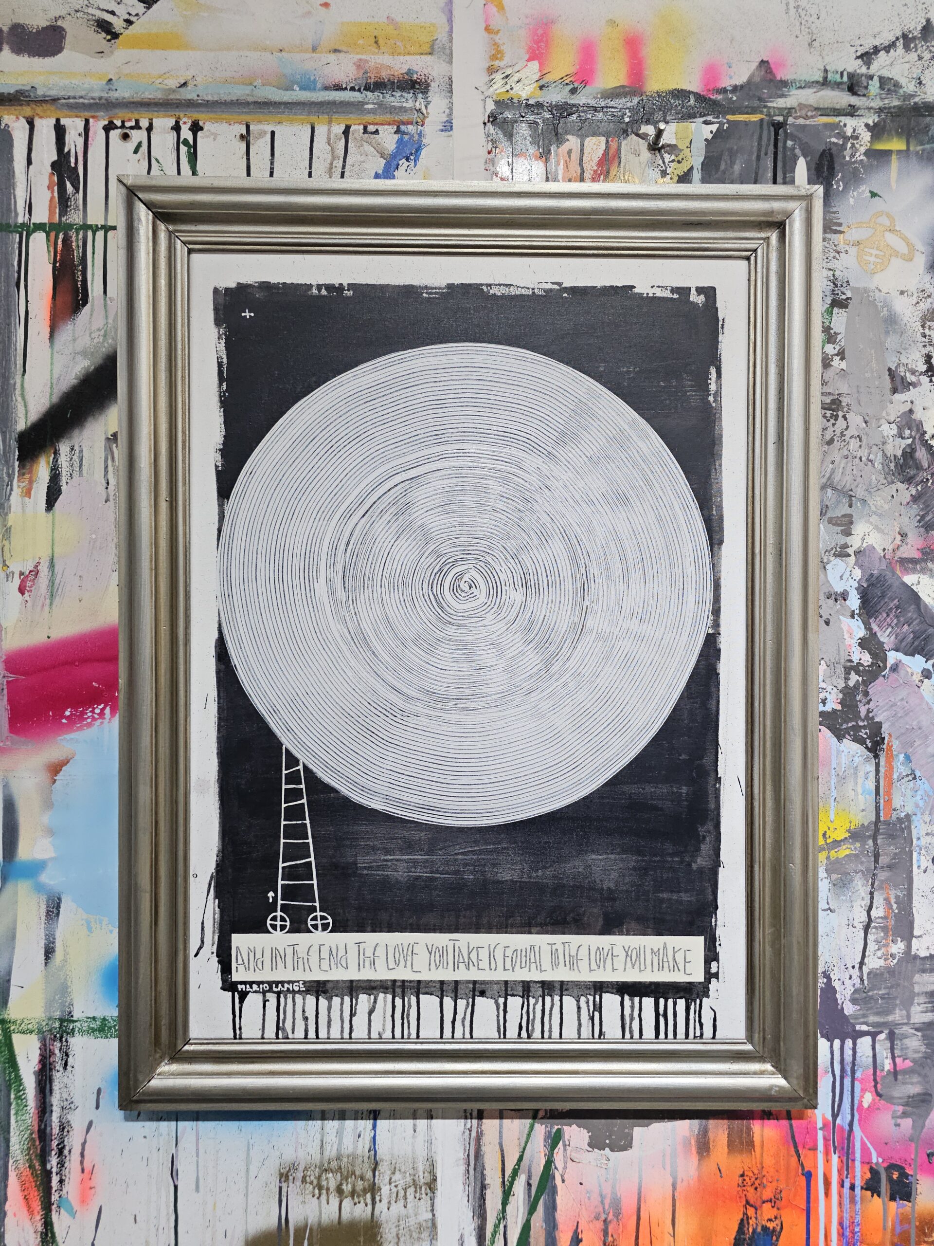 Obra de arte Mario Lange 60cm x 80cm - Mario Lange