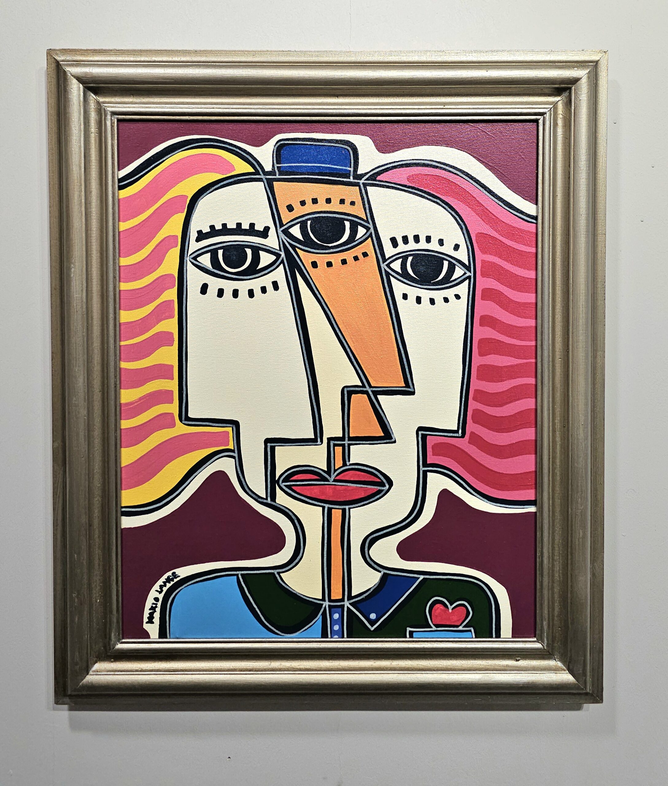 Obra de arte Mario Lange 50cm x 60cm - Mario Lange