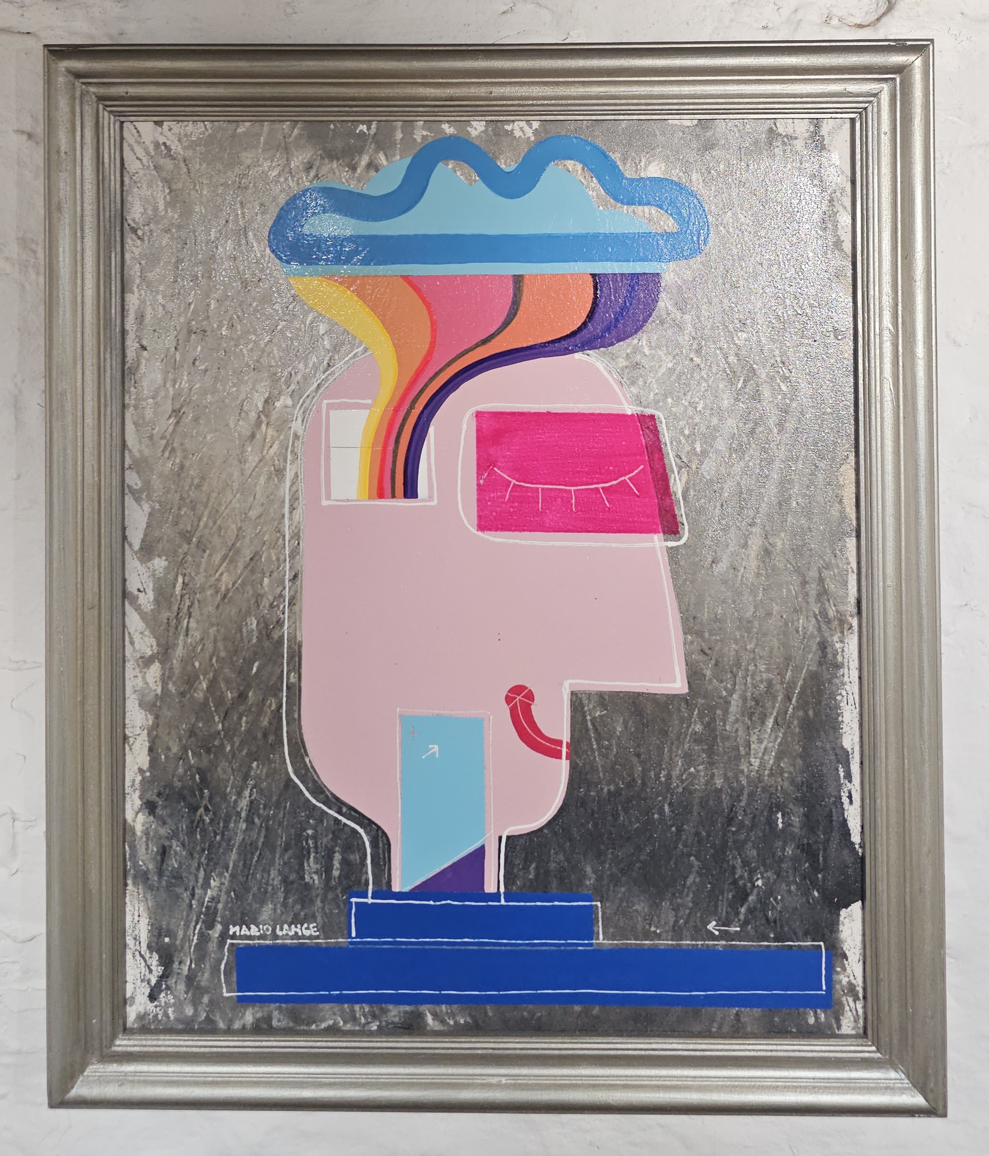 Obra de arte Mario Lange 40cm x 55cm - Mario Lange