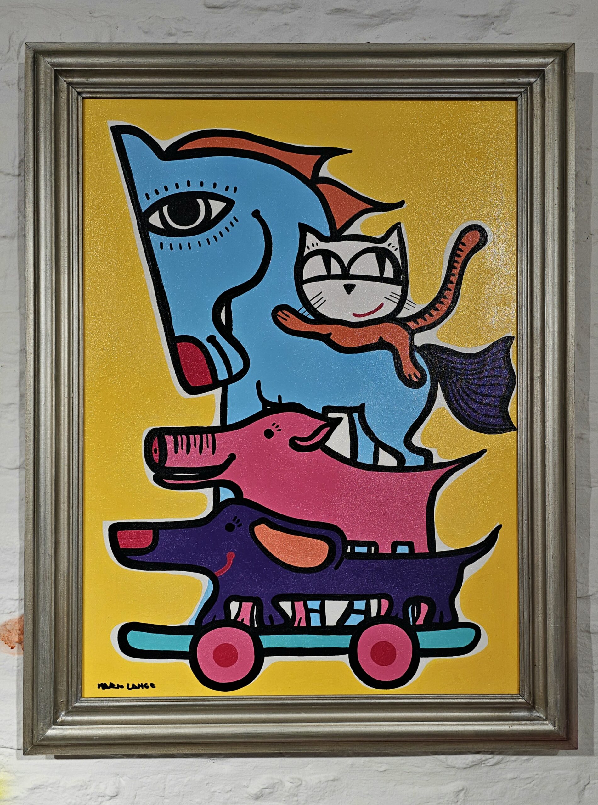 Obra de arte Mario Lange 50cm x 70cm - Mario Lange